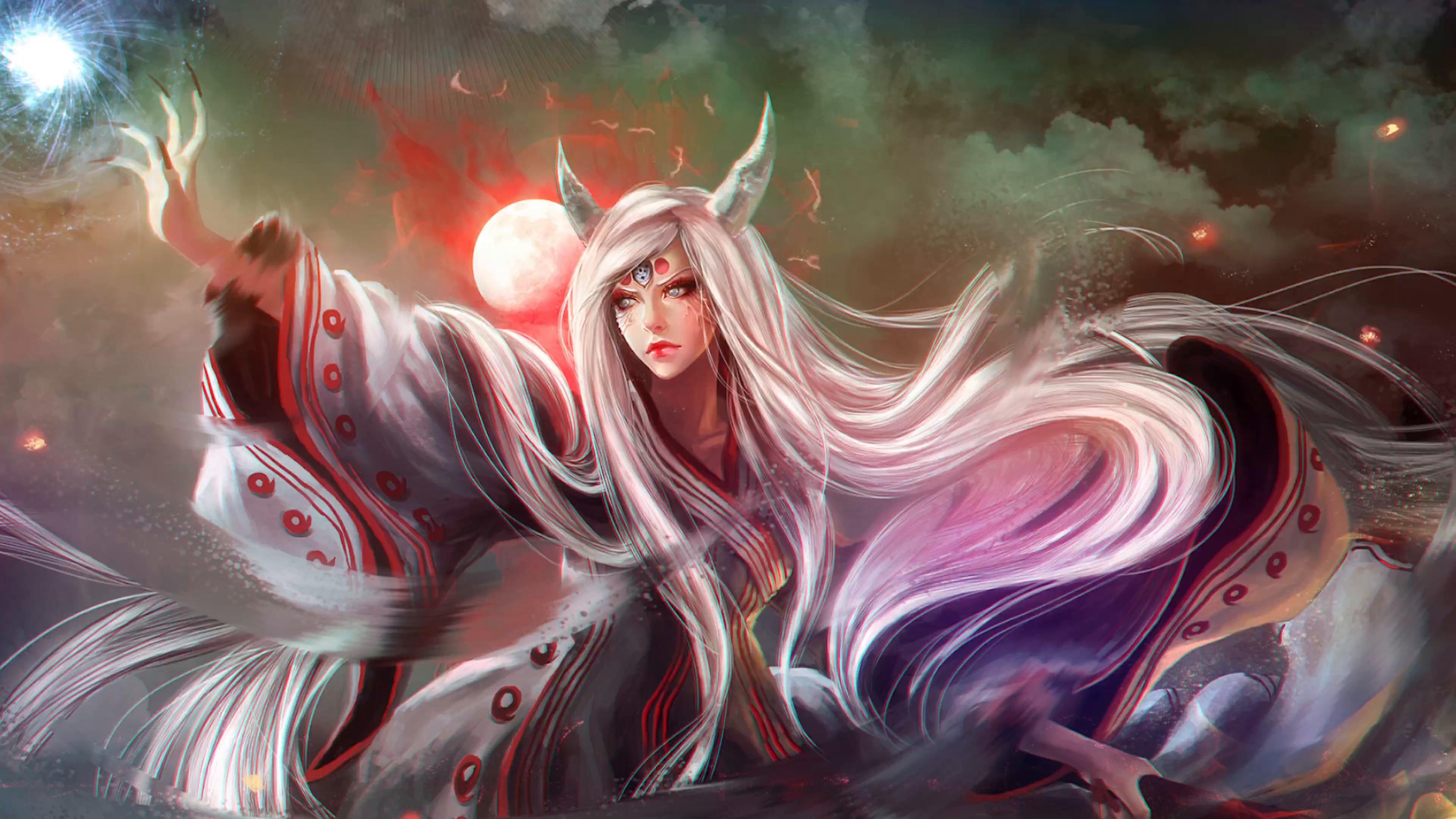 Kaguya With Divine Power Live Wallpaper