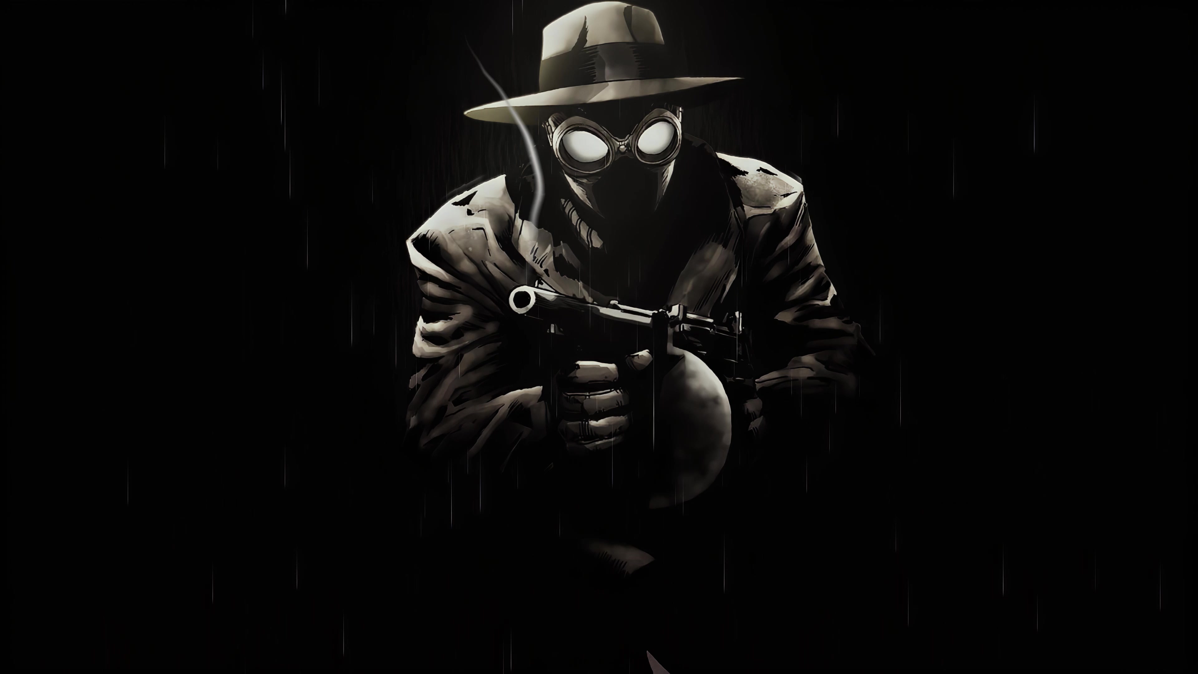 Spider-Noir Dark Retribution Live Wallpaper