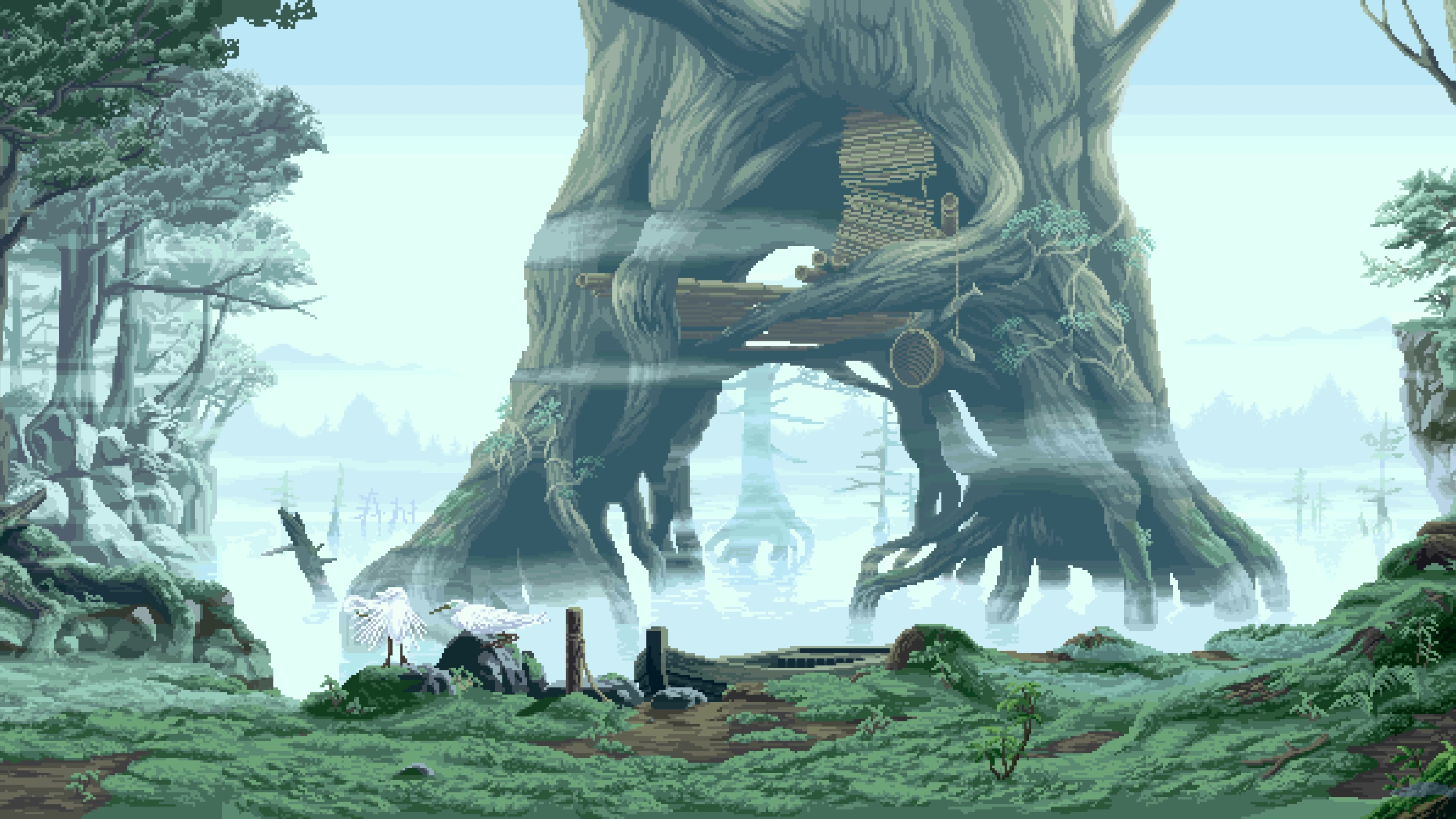 Elder Tree Passage Mobile Live Wallpaper