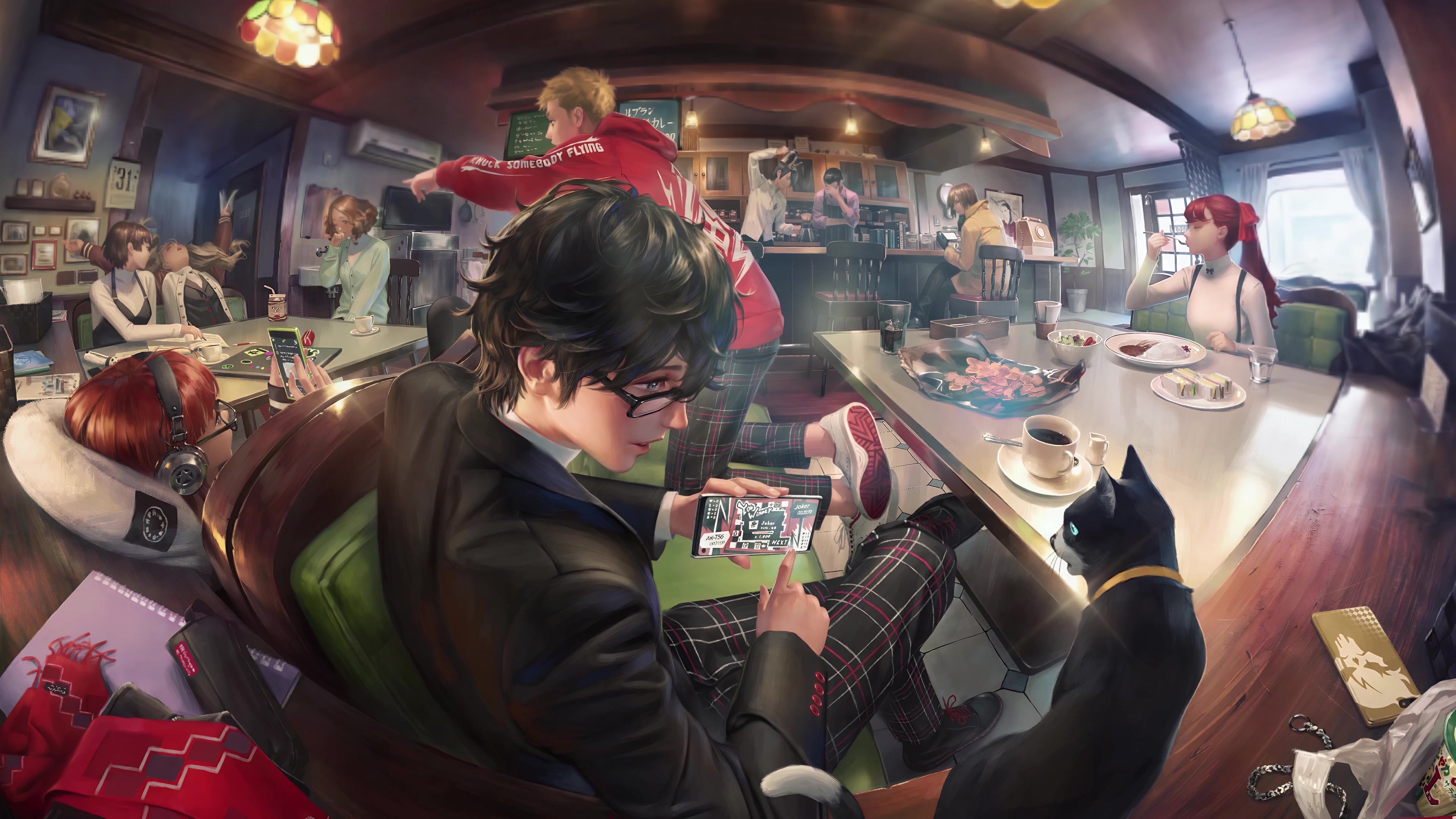 Persona 5 Royal Chill Cafe Live Wallpaper