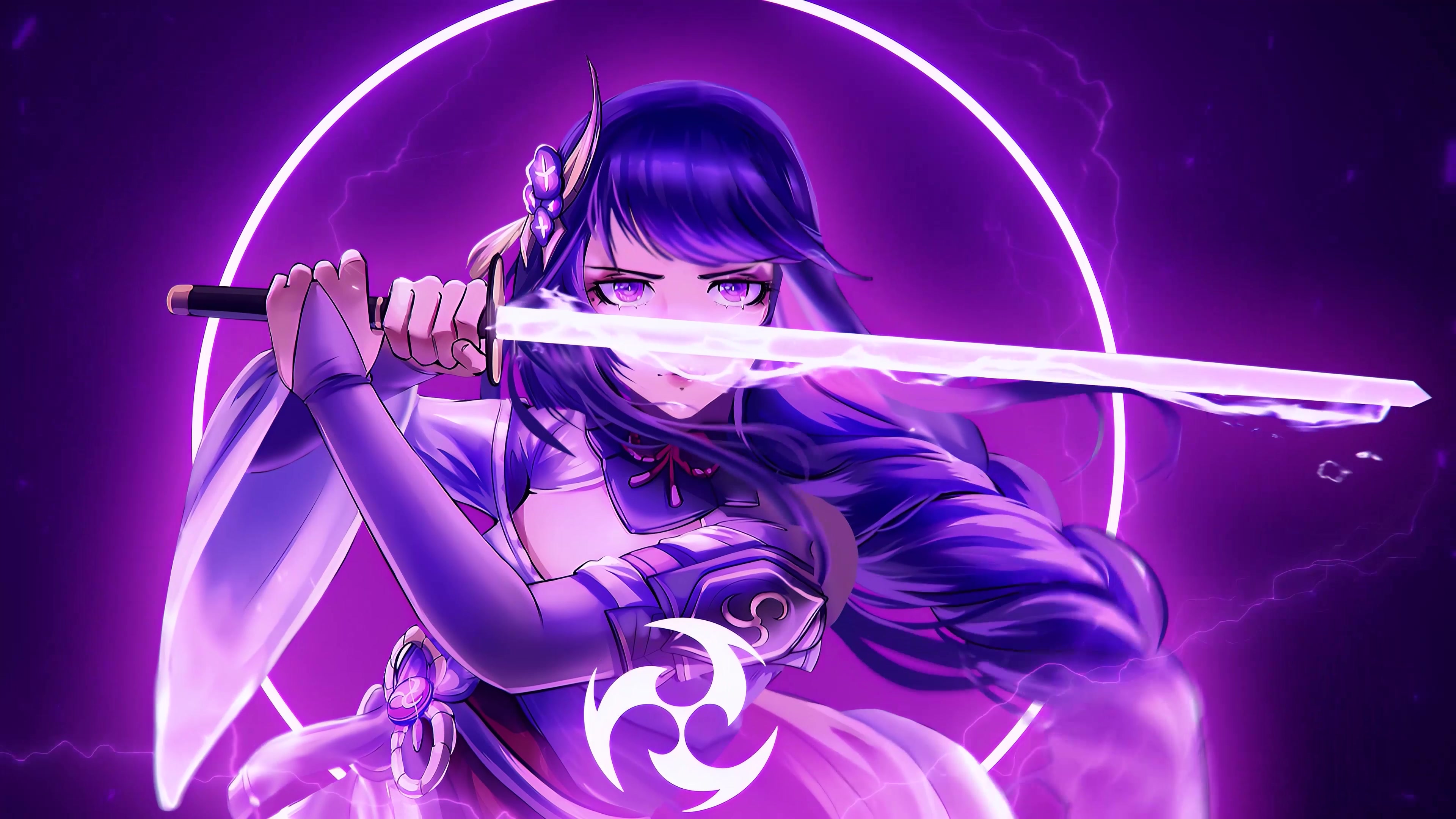 Raiden Shogun Blade of Eternity Live Wallpaper