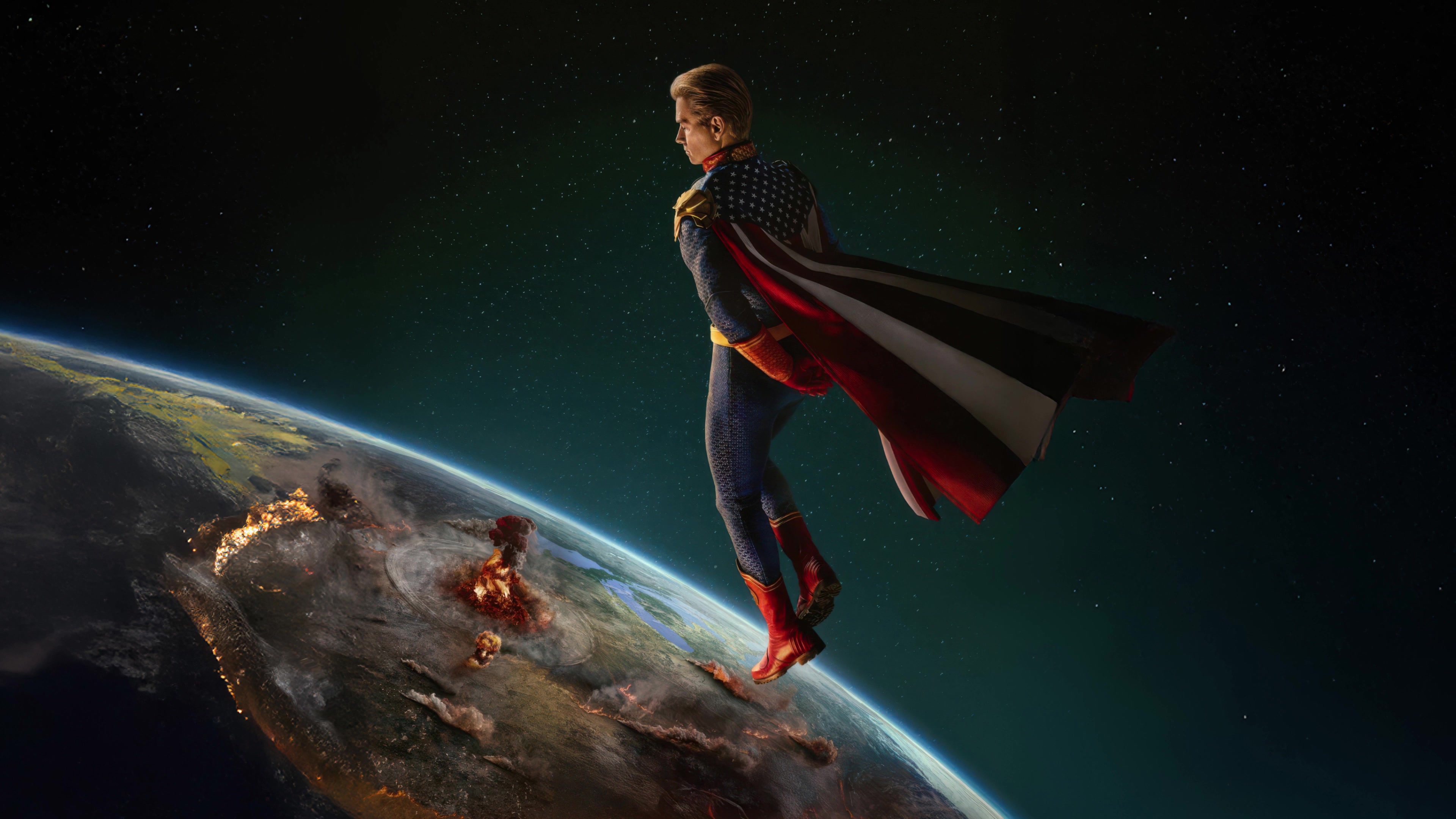 Homelander Above Earth Mobile Live Wallpaper